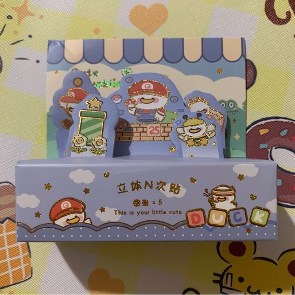 Office | Duck Themed Super Mario Brothers Inspired Mini Sticky Note ...